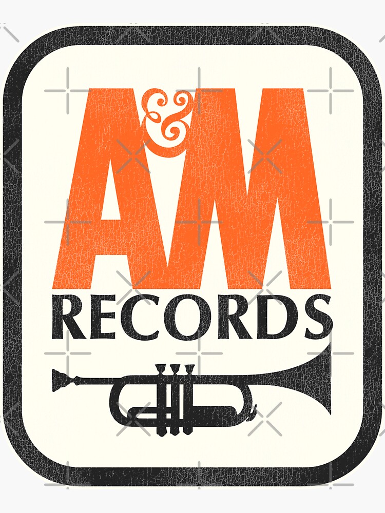 "A&M RECORDS // 80s Defunct Music Label" Sticker for Sale by ourkid ...