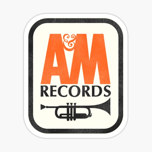 "A&M RECORDS // 80s Defunct Music Label" Sticker for Sale by ourkid ...