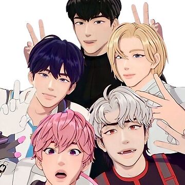 "plave group selca " Sticker for Sale by knjftw | Redbubble
