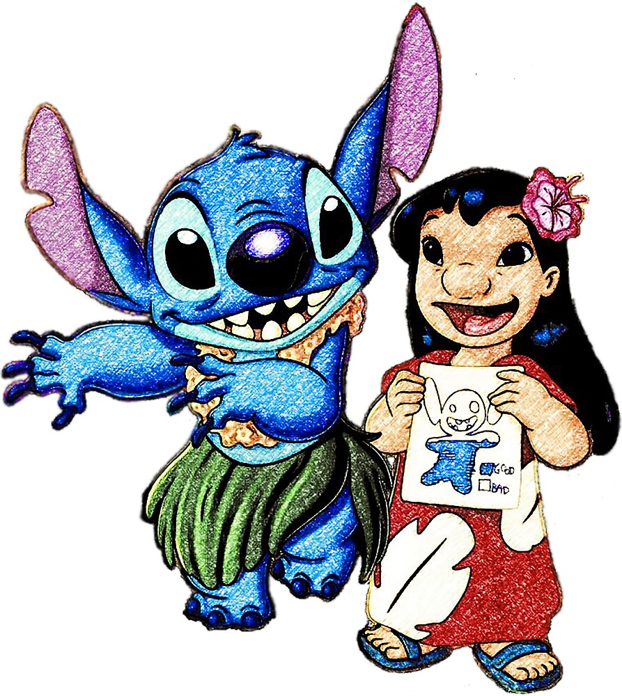 "Lilo & Stitch Hula" by Iliveinfantasy | Redbubble