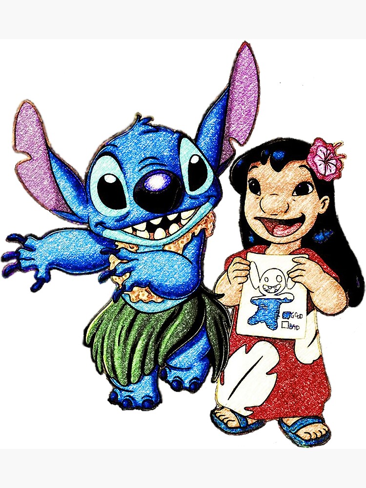 "Lilo & Stitch Hula" Poster for Sale by Iliveinfantasy | Redbubble