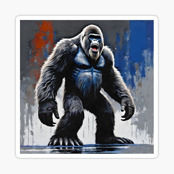 "Yeti in Red, White, and Blue" Sticker for Sale by Dan Farsaci | Redbubble