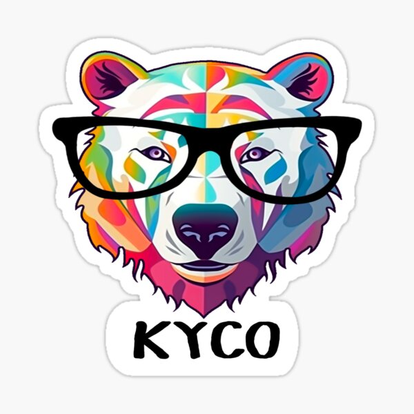 "KYCO Bear" Sticker for Sale by Kayleefannin | Redbubble