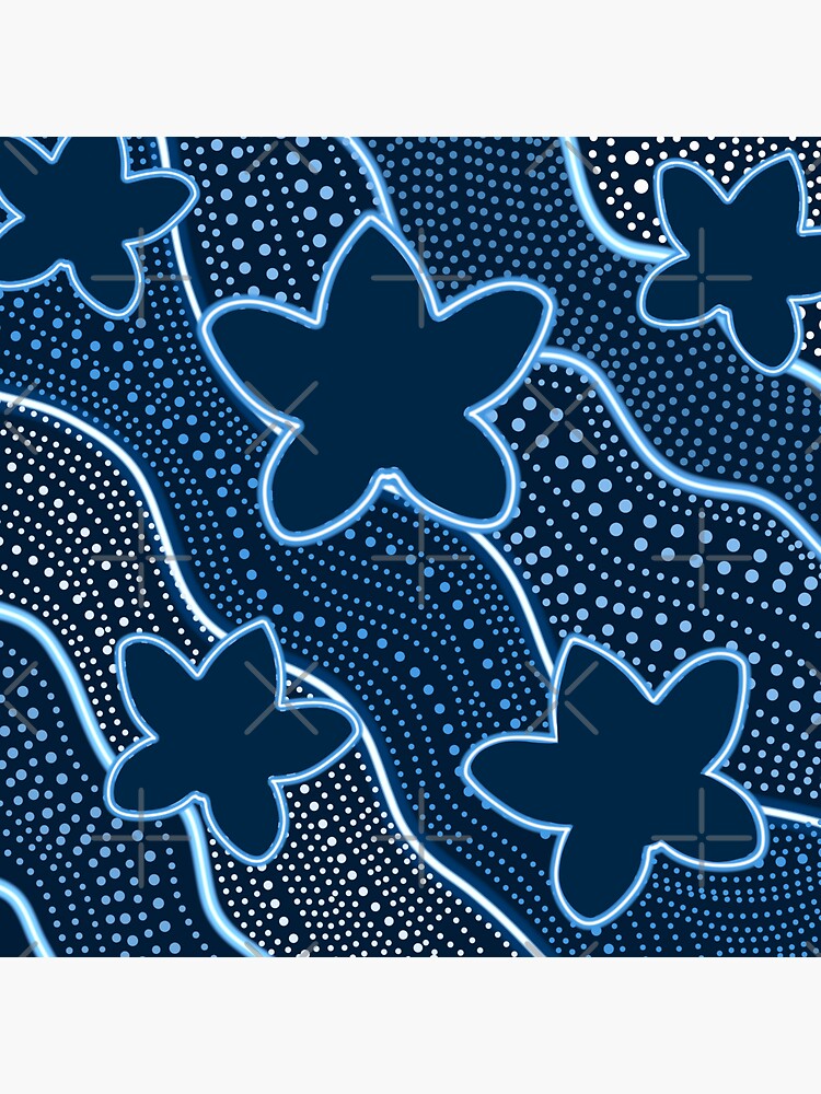 " Aboriginal australian ocean art" Sticker for Sale by Quacktails ...