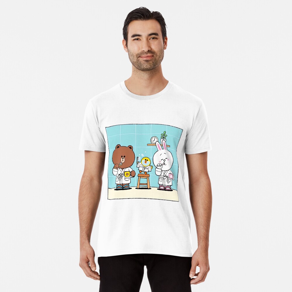 "brown and cony so cute" Sticker for Sale by Quorplix-art | Redbubble
