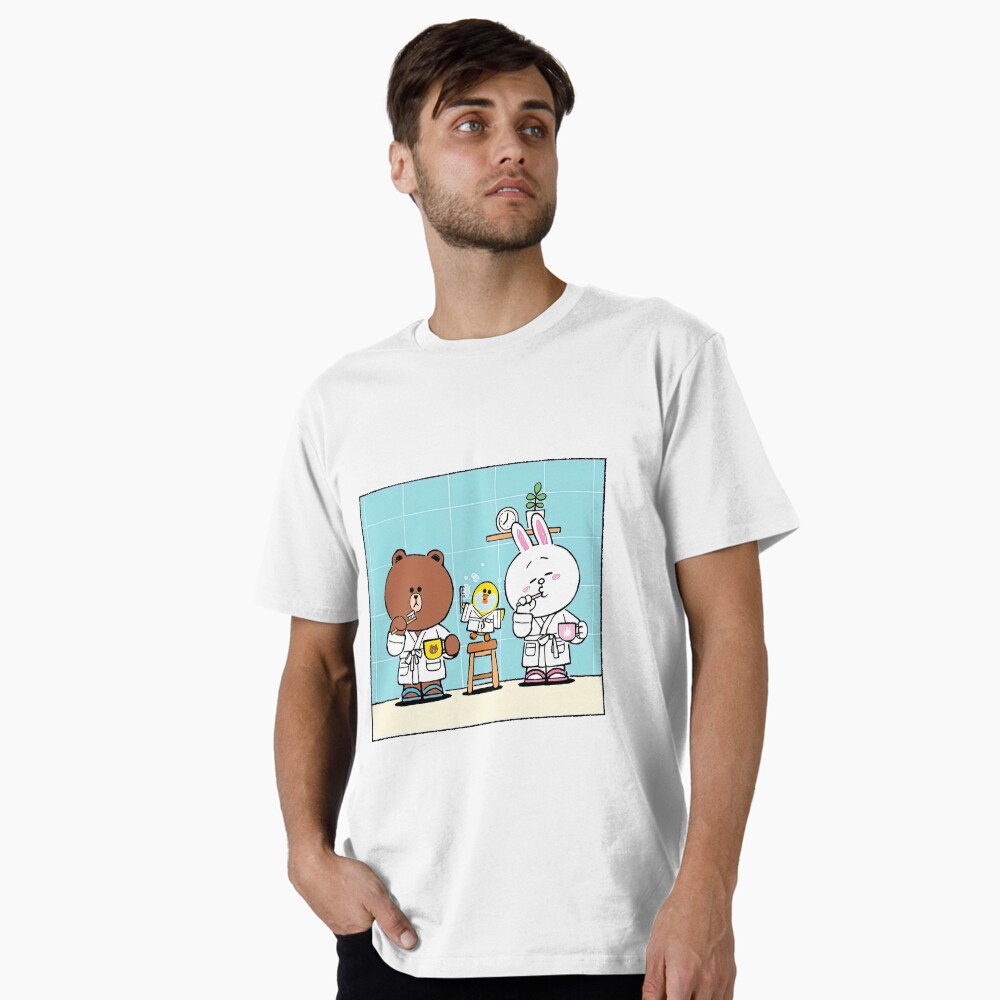 "brown and cony so cute" Sticker for Sale by Quorplix-art | Redbubble