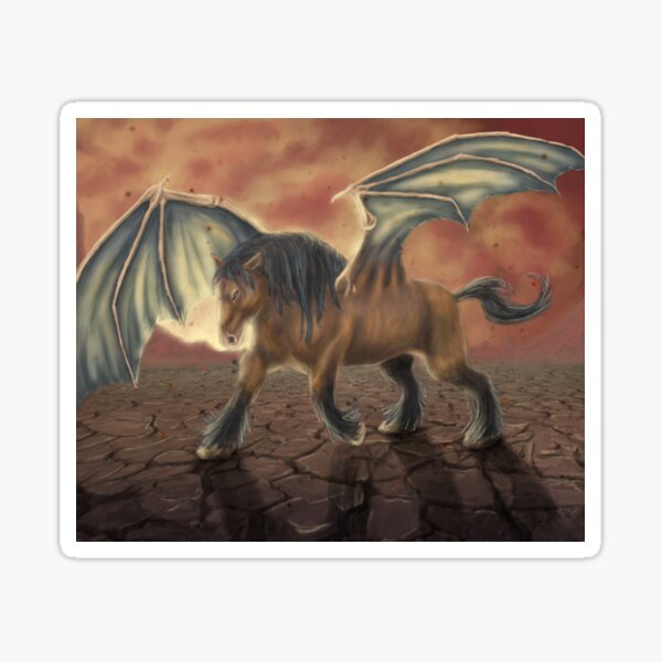 "War Horse" Sticker by Gorgalac | Redbubble