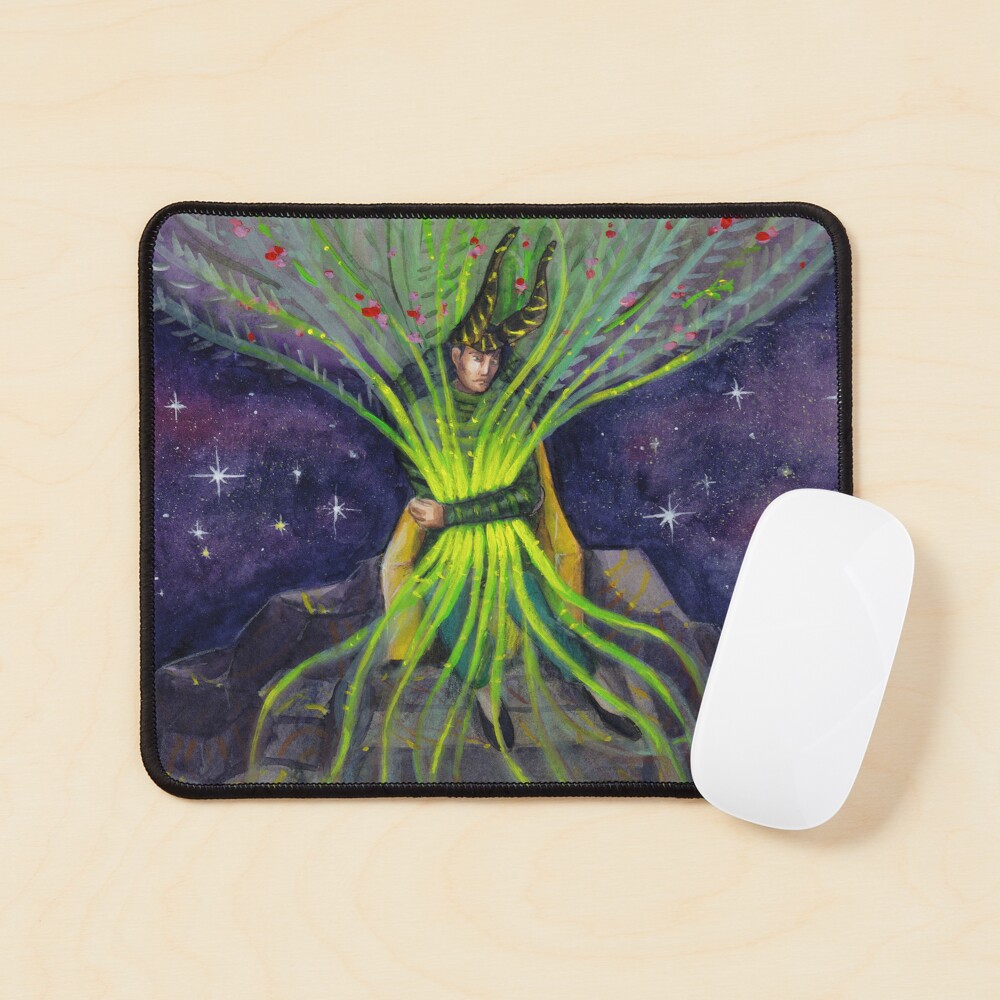 "Loki embracing the Multiverse tree" Poster for Sale by SandRougelune ...