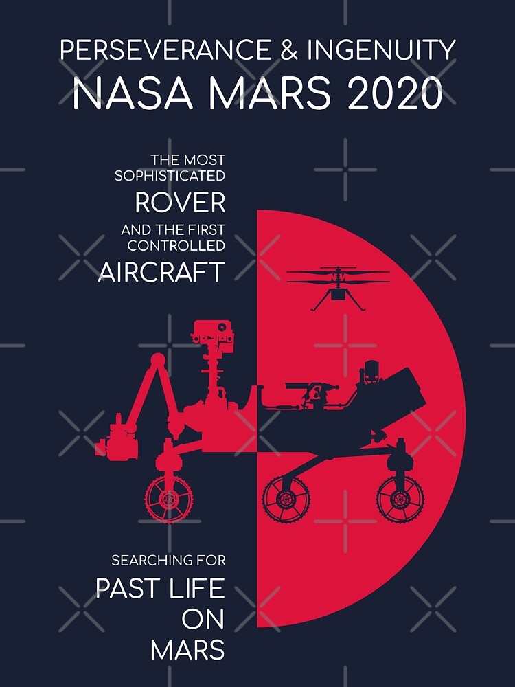 "Perseverance and Ingenuity. NASA MARS 2020 (Pop)" Kids T-Shirt for ...