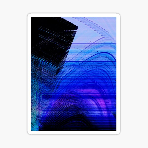 "Abstract Violet Aesthetic" Sticker by gtcdesign | Redbubble