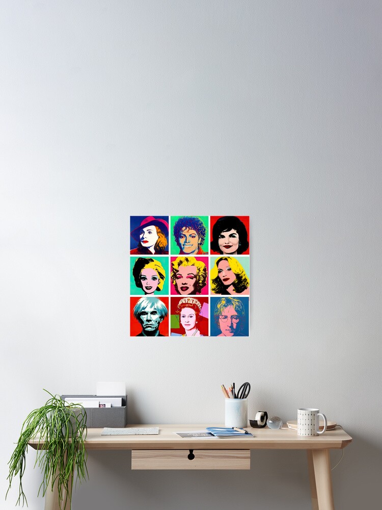 "andy warhol pop art, andy warhol vintage, andy warhol artist" Poster ...