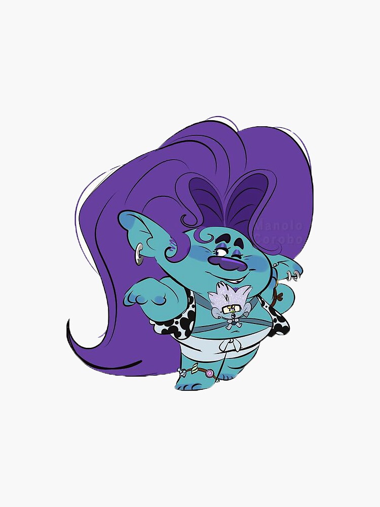 "Trolls Band Together Brozone" Sticker for Sale by SidneyTic | Redbubble