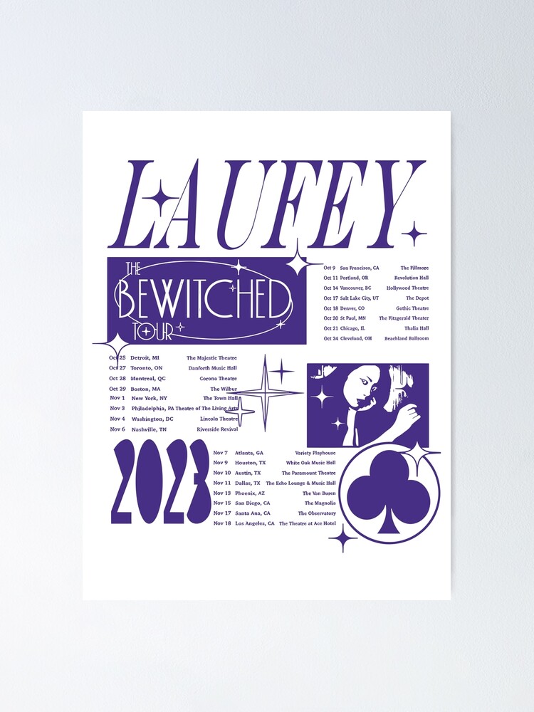 "Vintage Laufey The Bewitched Tour" Poster for Sale by Solomonturb ...