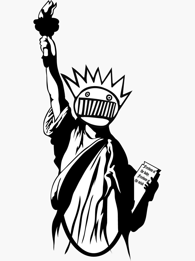 "Liberty Boognish" Sticker for Sale by Fitzys-Shop | Redbubble