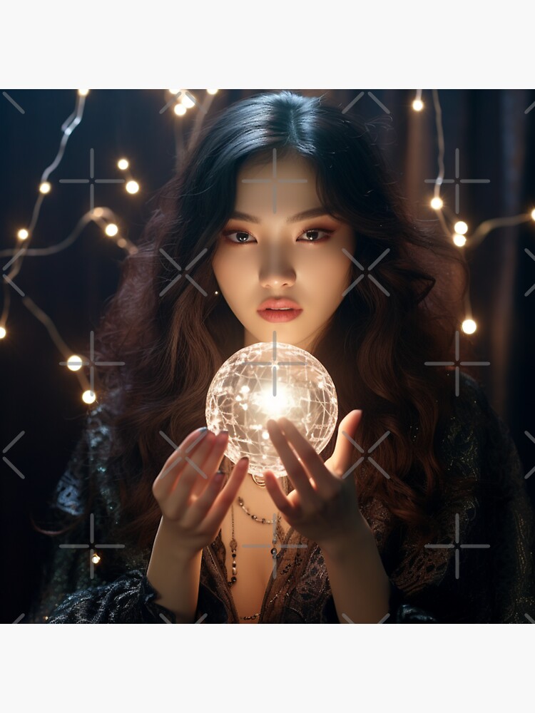 "Korean Oracle" Sticker by Marie Colençon | Redbubble