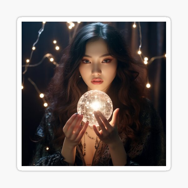 "Korean Oracle" Sticker by Marie Colençon | Redbubble