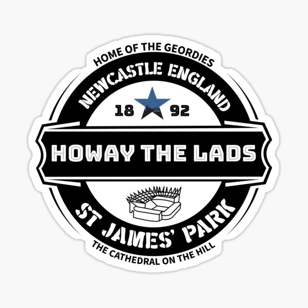 "Howay The Lads - Newcastle - Newcastle Fan" Sticker for Sale by ...