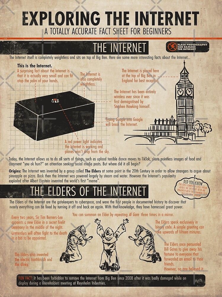 "The Elders of the Internet IT Crowd Poster" Greeting Card for Sale by ...