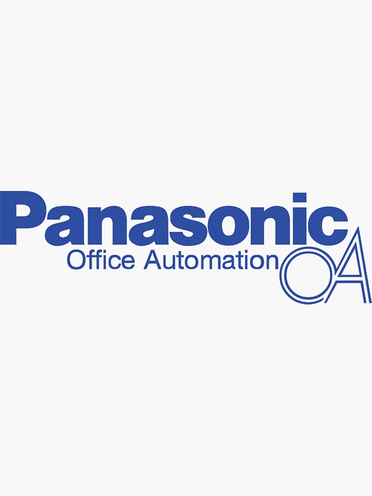 "Panasonic Office Automation" Sticker for Sale by Caroline Bradbury ...