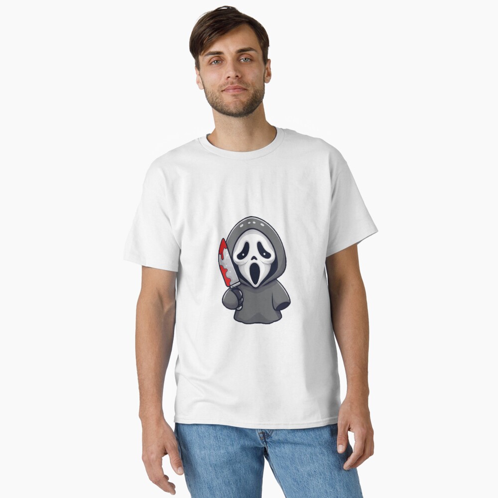 "Chibi Ghostface" Sticker for Sale by notfromgoethe | Redbubble