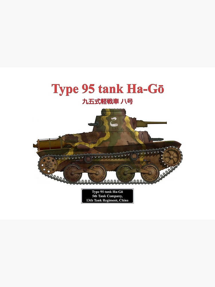 "Japanese tank Ha-Go, 5th Company, 13th Tank Regiment, China" Poster ...