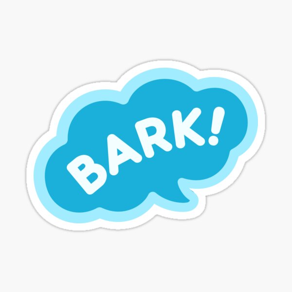 "Bark" Sticker for Sale by ThatWickedWitch | Redbubble