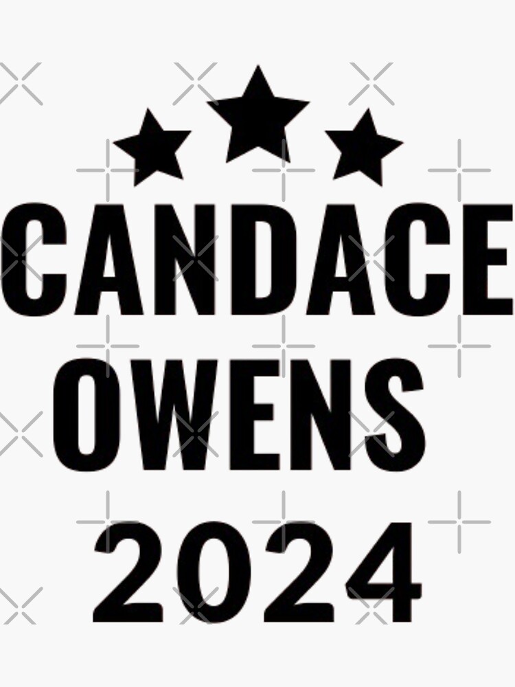 "Sticker Candace Owens 2024" Sticker for Sale by Trialloja | Redbubble
