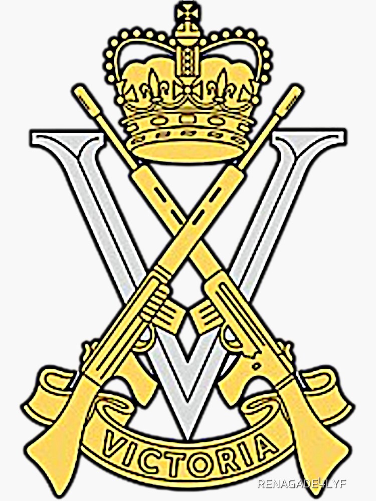 "RVR - Royal Victoria Regiment " Sticker for Sale by RENAGADE4LYF ...