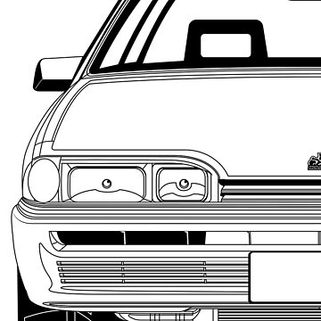 "VL Turbo outline - front" Photographic Print for Sale by mtsala ...