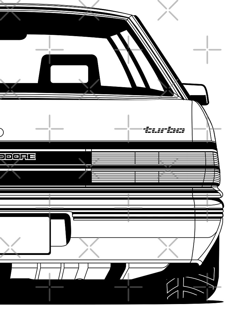 "VL Turbo outline - back" Art Print for Sale by mtsala illustrations ...