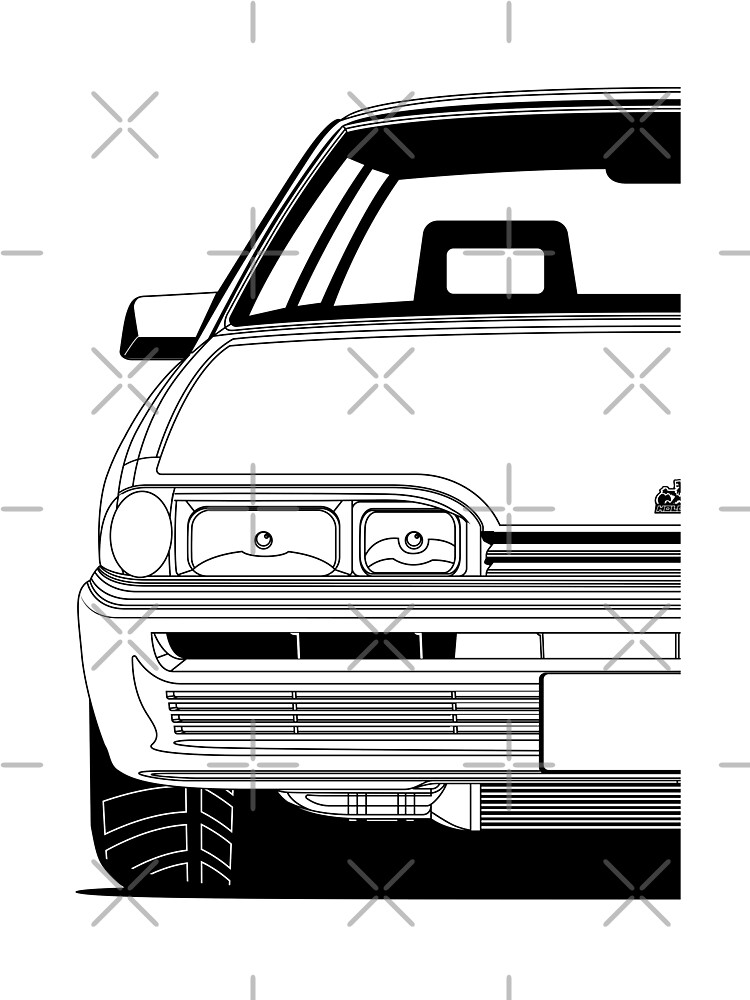 "VL Turbo outline - front" Kids T-Shirt for Sale by mtsala ...