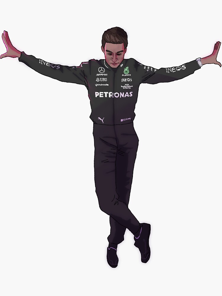 "Russel T-pose Meme" Sticker for Sale by KiloTheBard | Redbubble