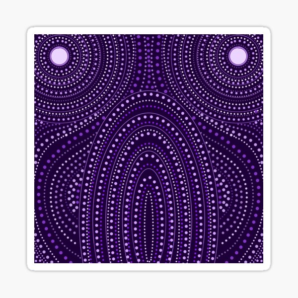 "Indigenous Dot Aboriginal australian art" Sticker for Sale by ...