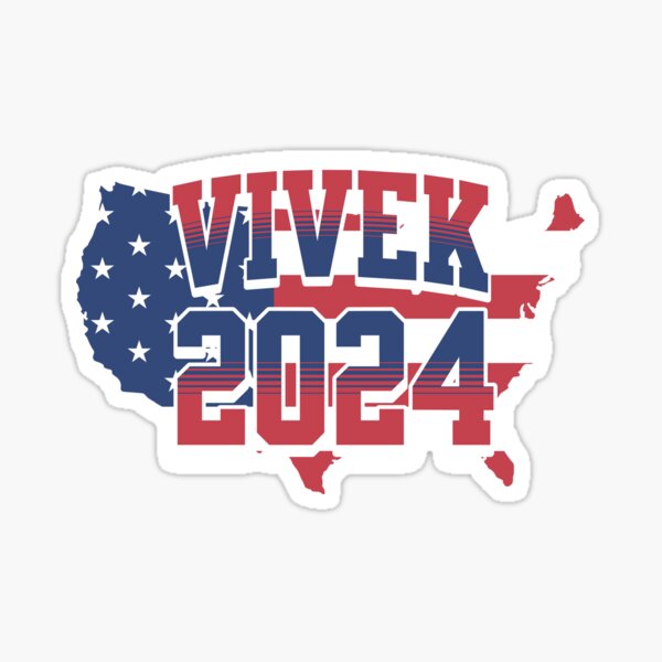 "Vivek 2024" Sticker for Sale by HROC | Redbubble