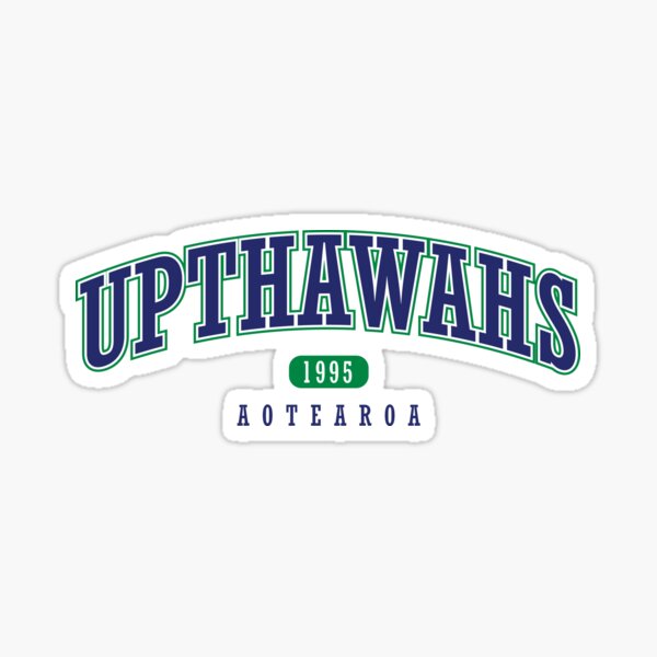 "Up the Wahs New Zealand Warriors Rugby League nrl College" Sticker for ...