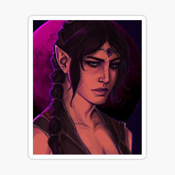 "Shadowheart - Baldur's Gate 3" Sticker for Sale by rschmaus | Redbubble