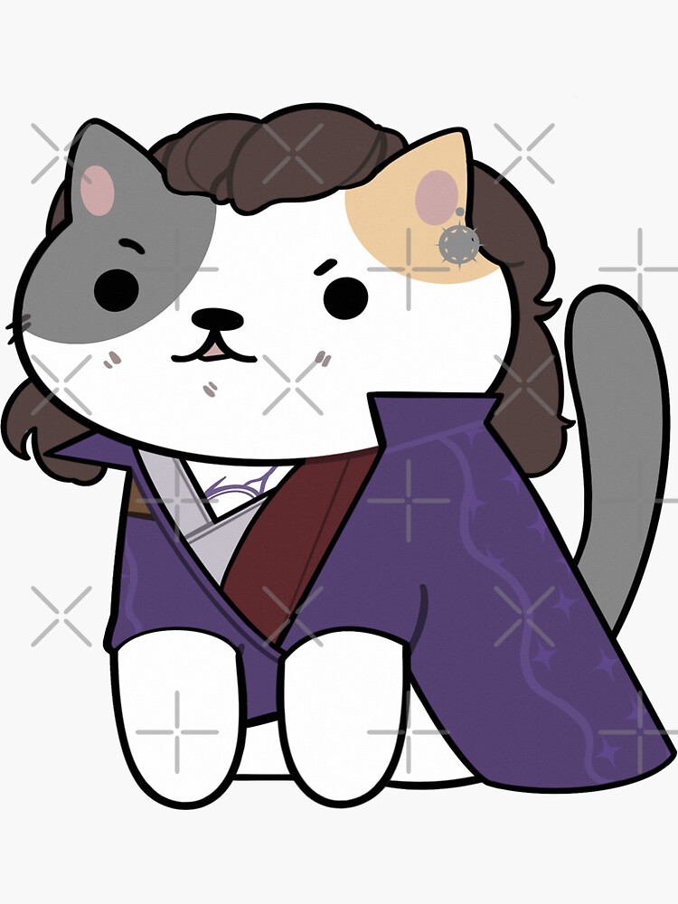 "Gale Cat | Baldurs Gate 3 | bg3 Sticker" Sticker for Sale by Ez Bray ...