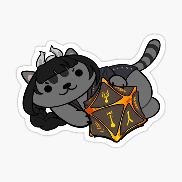 "Shadowheart Cat | Baldurs Gate 3 | bg3" Sticker for Sale by Ez Bray ...