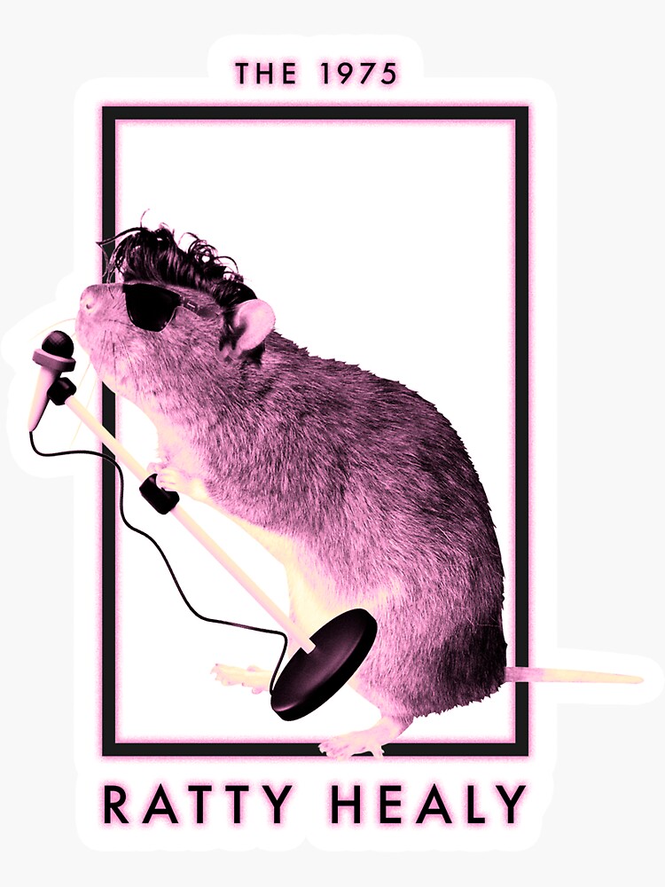 "RATTY HEALY MATTY HEALY THE 1975 RAT" Sticker for Sale by ...