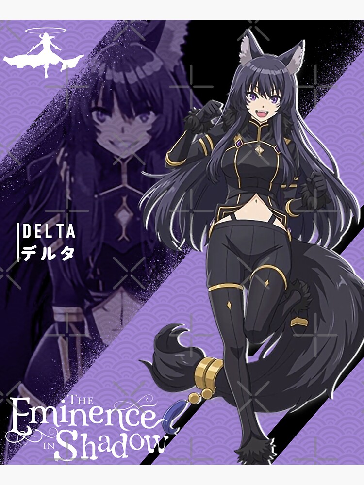 "Delta デルタ | The Eminence in Shadow" Sticker for Sale by B-love | Redbubble