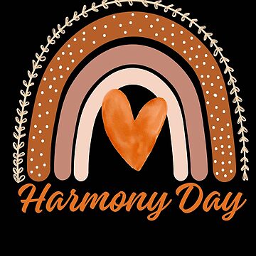 "HARMONY DAY T-Shirt Australia 21 March Shirt | School Kids Orange ...