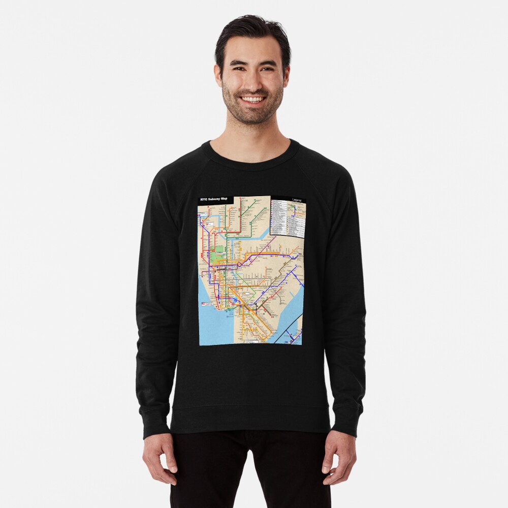 "New York City Subway Map" Sticker for Sale by Linkbekka | Redbubble