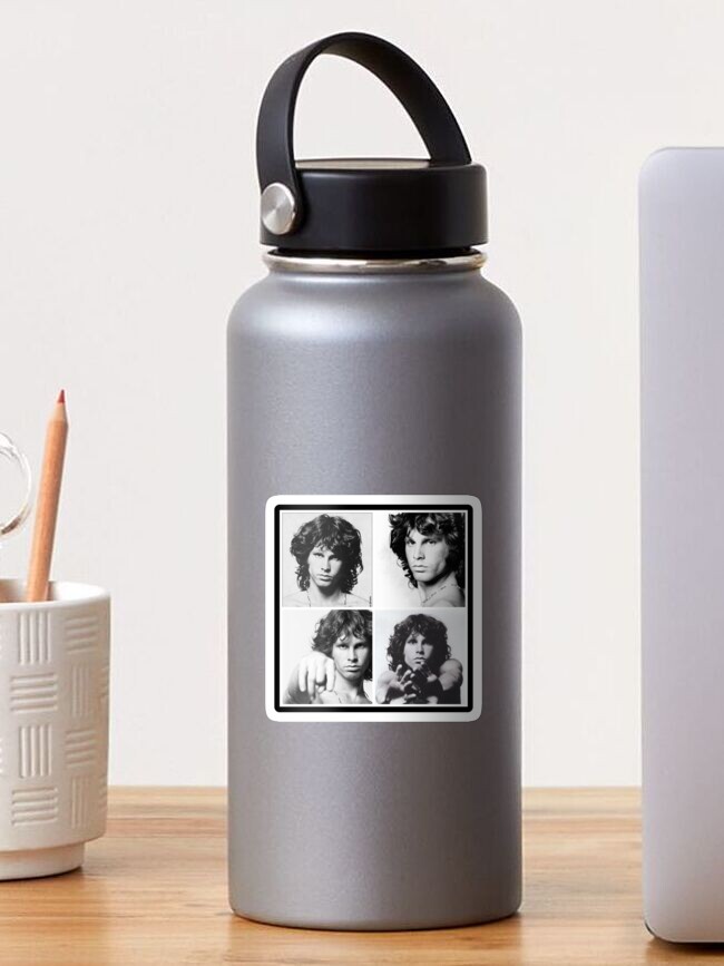 "Jim Morrison" Sticker by littlestarsart | Redbubble