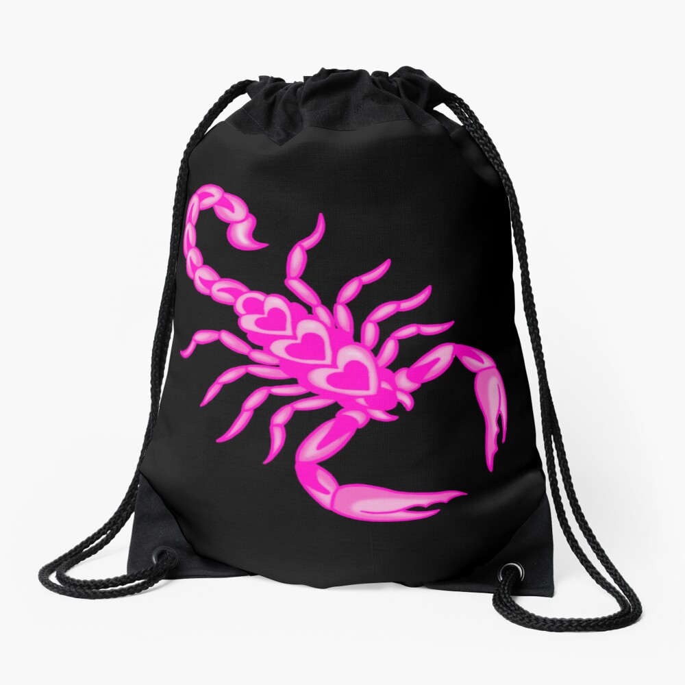 "Pink scorpion" Sticker for Sale by Bellamortis | Redbubble
