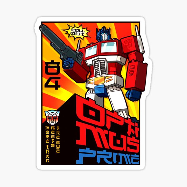 "Transformers MP04 Optimus Prime" Sticker for Sale by vertexvirtuoso ...