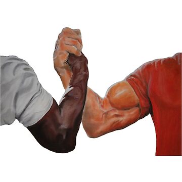 "Epic Handshake Meme Sticker" Sticker for Sale by laffeyyyy | Redbubble