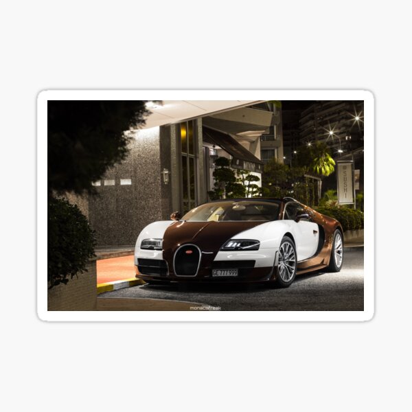 "Bugatti Veyron" Sticker by Monacofreak | Redbubble