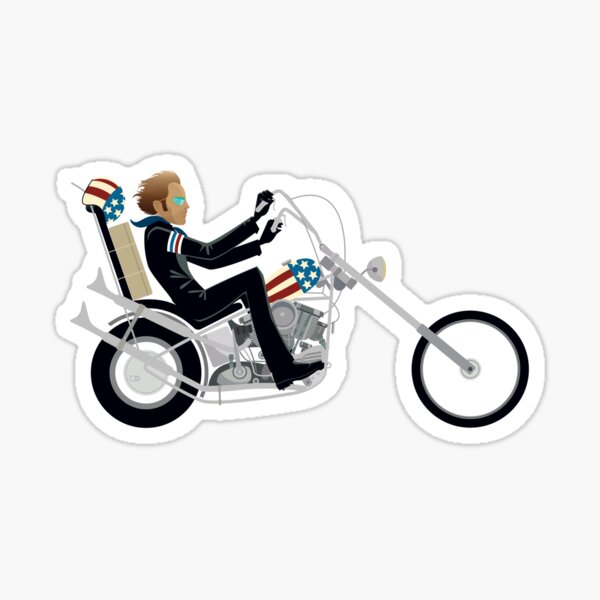 "Easy Rider" Sticker for Sale by Neal McCullough | Redbubble