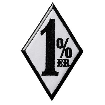 "1%er" Sticker for Sale by Lawrence Baird | Redbubble