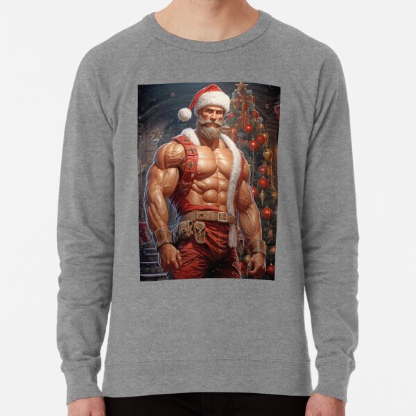 buff santa sweater